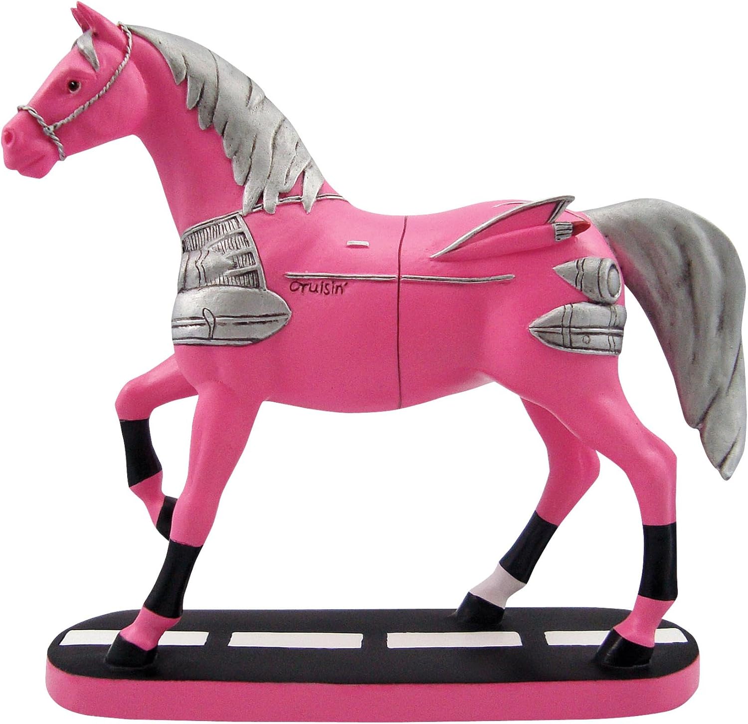 Enesco Trail of Painted Ponies “Happy Trails Cruisin’ in Pink” Stone ...