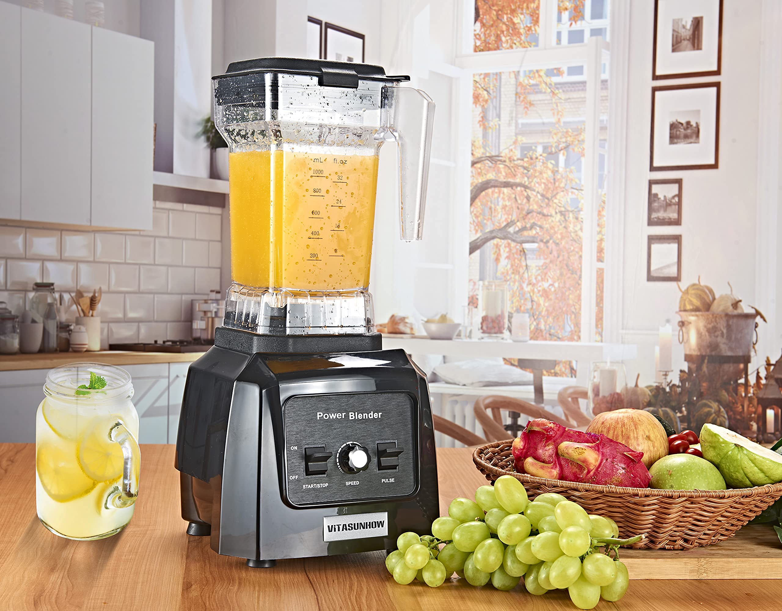 Mua VITASUNHOW Professional 1300W Quiet Blender for Smoothies, Ice ...