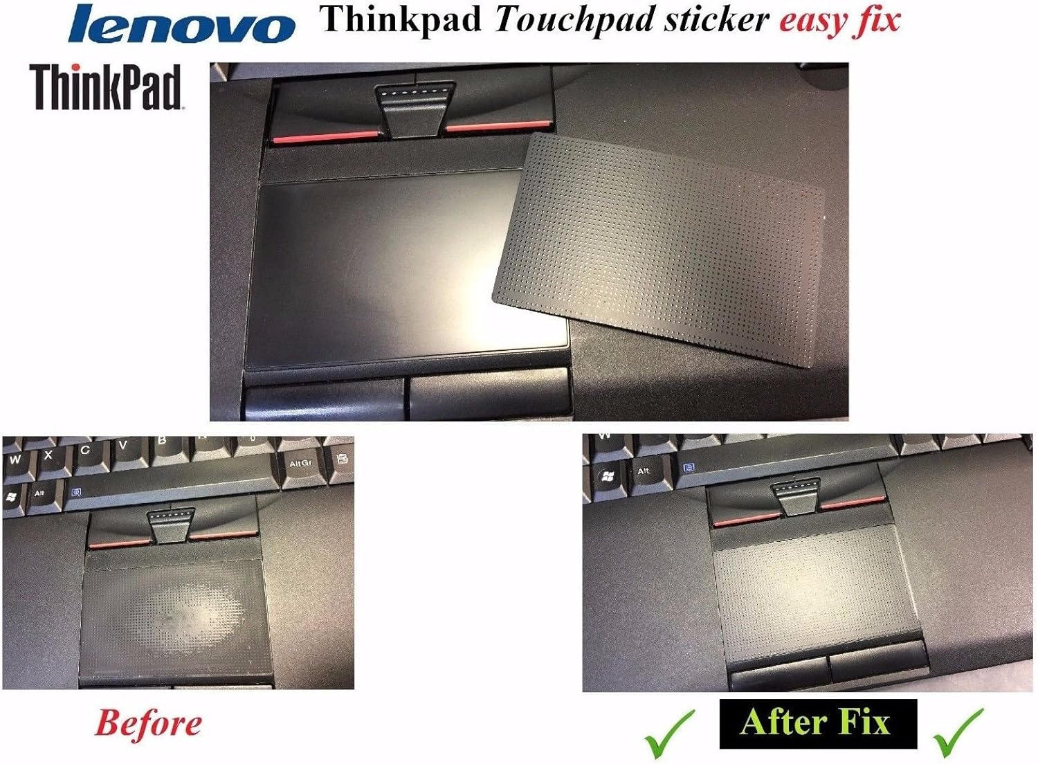Bucom touchpad sticker film for IBM Lenovo Thinkpad T410, T420, T430 ...