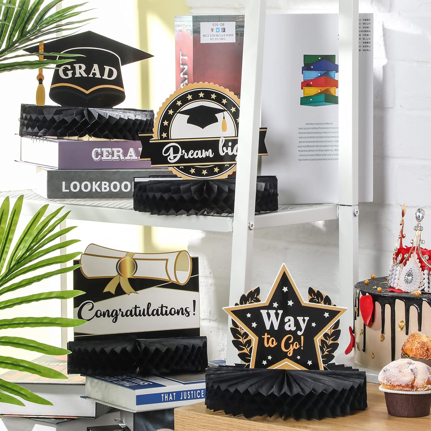 6 Pieces Graduation Centerpieces for Tables Graduation Party ...