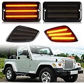 Amazon.com: SUPAREE Led Front Turn Signal Lights and Led Side Marker Lights fit for Jeep ...