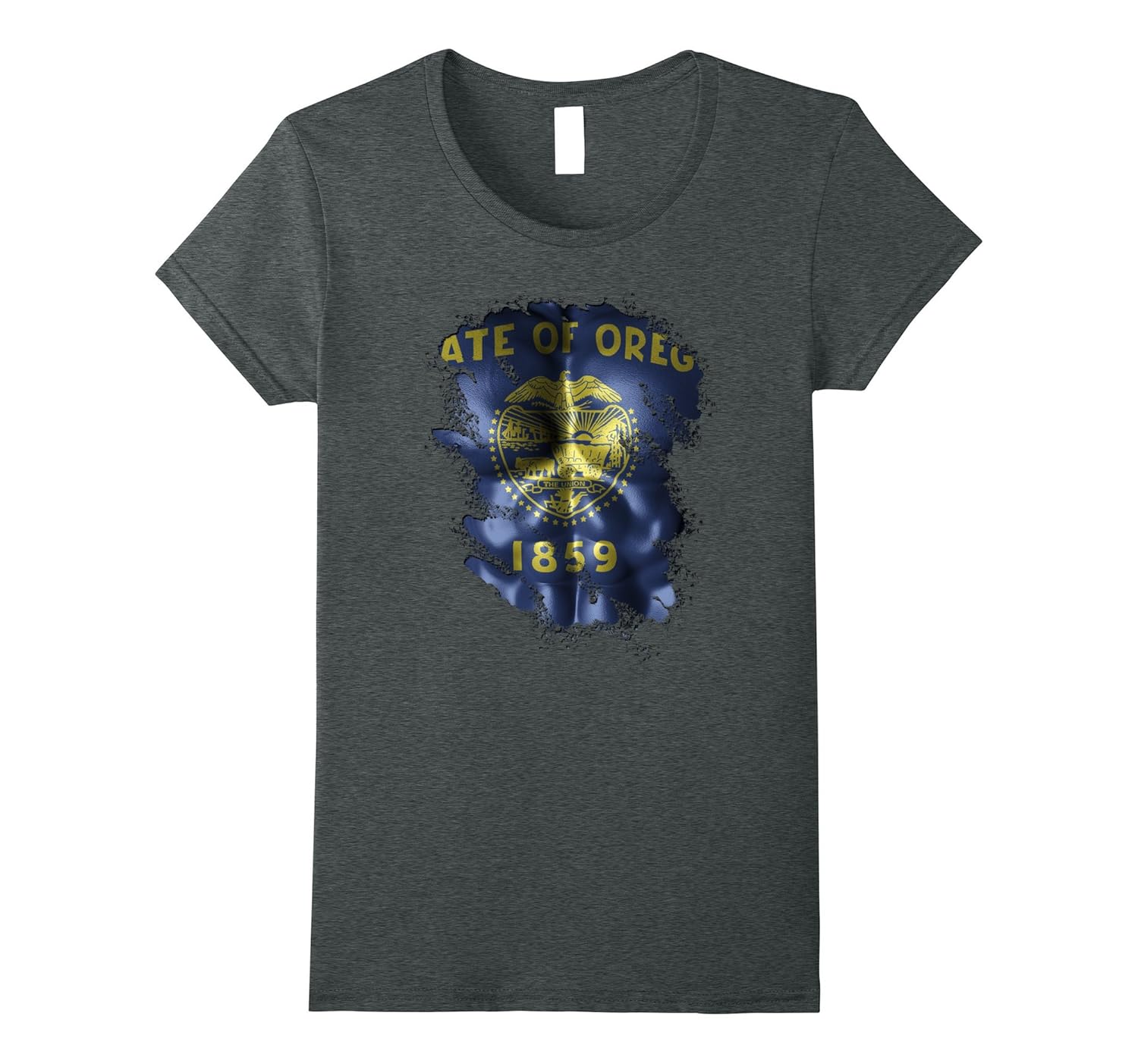 Oregon Proud Father’s Flag Six Pack Proud Chest Shirt-4LVS