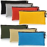 Amazon.com: 8 Pack Canvas Tool Bag Zipper Pouch - Heavy Duty 16 oz ...