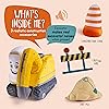 Talking Excavator Plush Toy Set | Includes 3 Construction Items | Plush ...