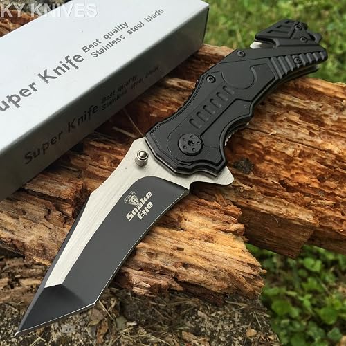 Snake Eye Tactical Rescue Style Folding-Pocket Knife with Clip in Oman ...