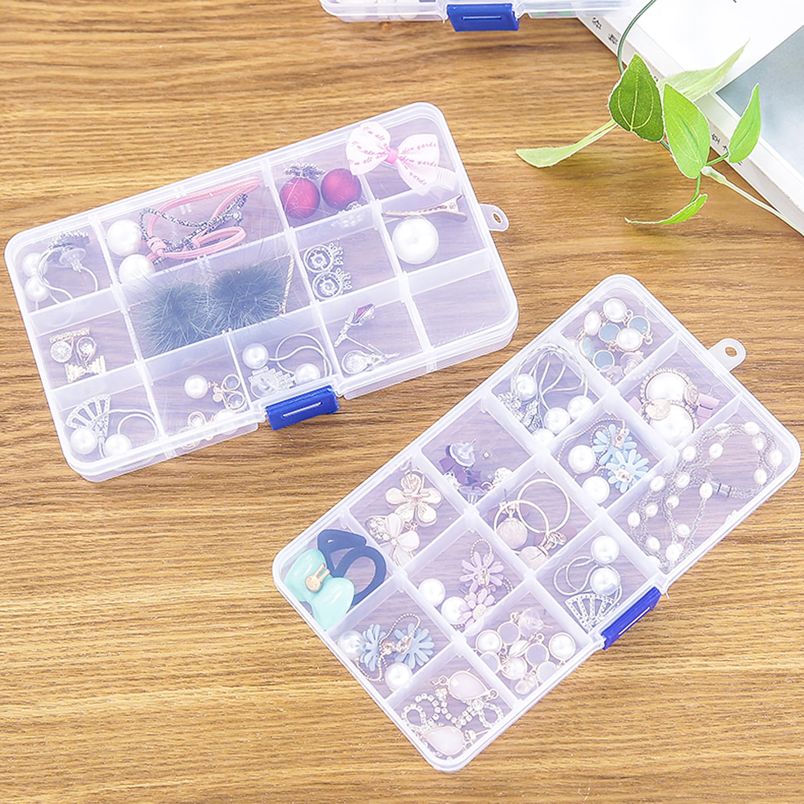 Mua Karjiaja 3 Stück Plastik Sortierbox, Einstellbar Fächer ...