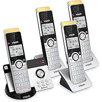 VTech Teléfono inalámbrico DECT 6.0 de gran alcance para el hogar con ...