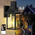Amazon.com: HIHUOS Porch Light with Security Camera Built in Dusk to ...