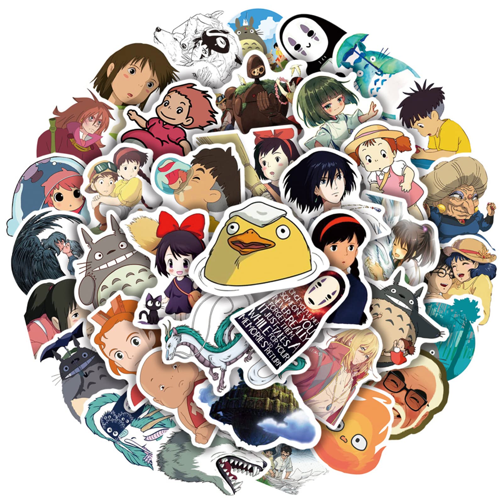 Mua 50 PCS Japanese Cartoon Stickers, Kawaii Studio Anime Stickers ...