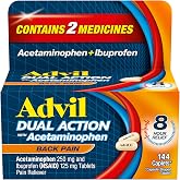 Amazon.com: Advil Dual Action Back Pain Caplets Delivers 250mg ...