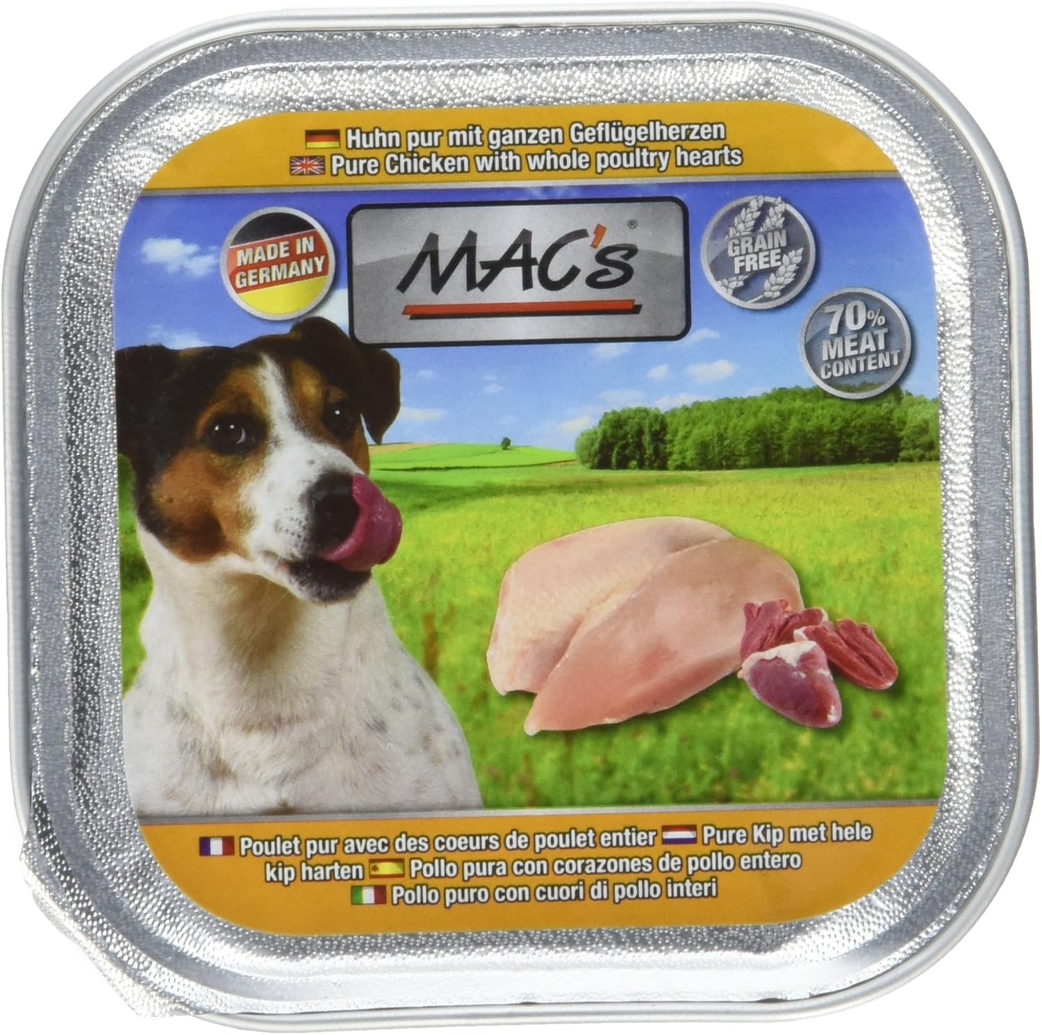 MAC’s ‘S CHICKEN WITH Poultry Hearts 150 g, Pack of 11 – BigaMart