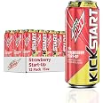 Amazon.com : Mountain Dew Kickstart Strawberry Start-Up (16 Ounce Cans ...