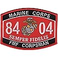 Amazon.com: Fleet Marine Force Corpsman 8404 MOS Patch-A : Clothing ...