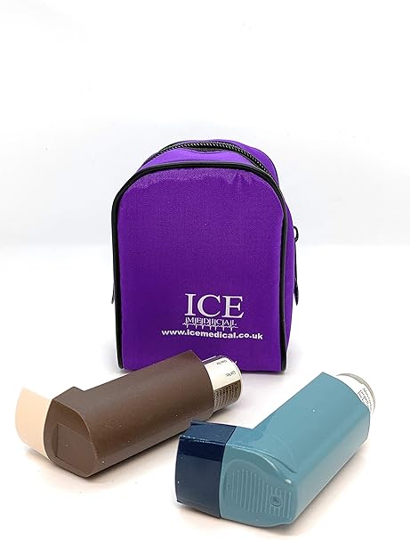 ICE Medical Inhaler Bag - Small (Purple): Amazon.co.uk: Health ...