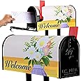 Amazon.com: Welcome Magnetic Mailbox Cover – Durable & Stylish Mailbox ...