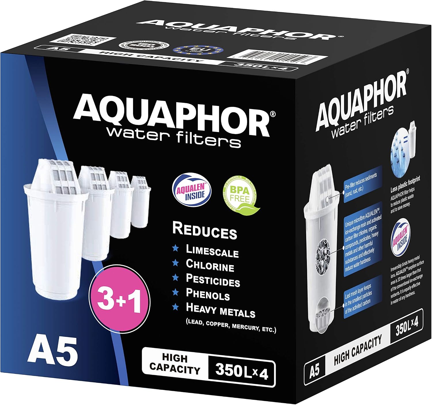 AQUAPHOR Water Filter Cartridge, White, 350 l – BigaMart