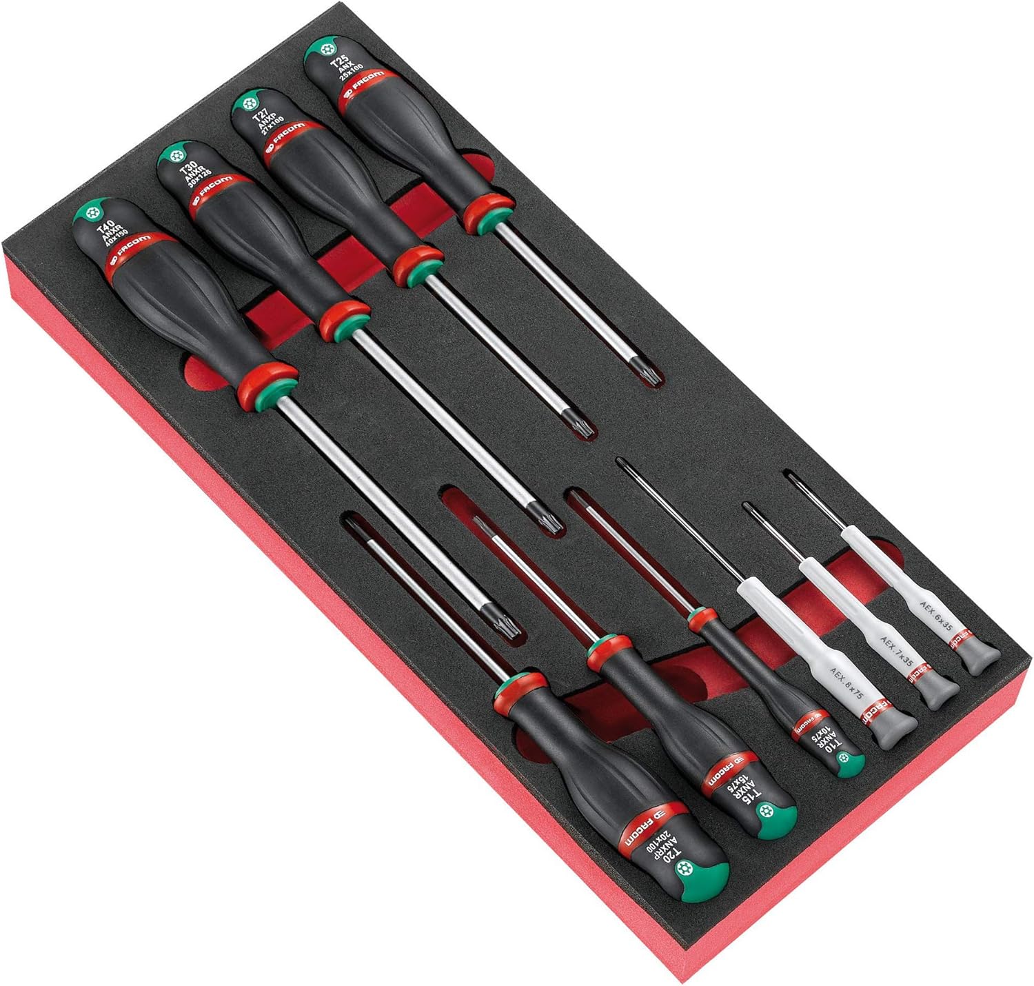 Facom MODM.AT6 Modules de 10 TOURNEVIS PROTWIST® en plateau mousse ...