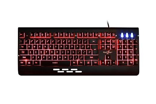 Amazon.in: Buy Redgear Blaze 7 Colour Backlit Gaming Keyboard with Full ...