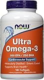 Amazon.com: Now Foods - Ultra Omega-3 500 EPA/250 DHA - 180 Softgels: Health & Personal Care