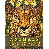 Woodland Animals Stained Glass Coloring Book: Green, John ...