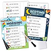 Amazon.com: Magnetic Morning & Bedtime Routine Chart for Kids - Customizable Toddler Daily ...