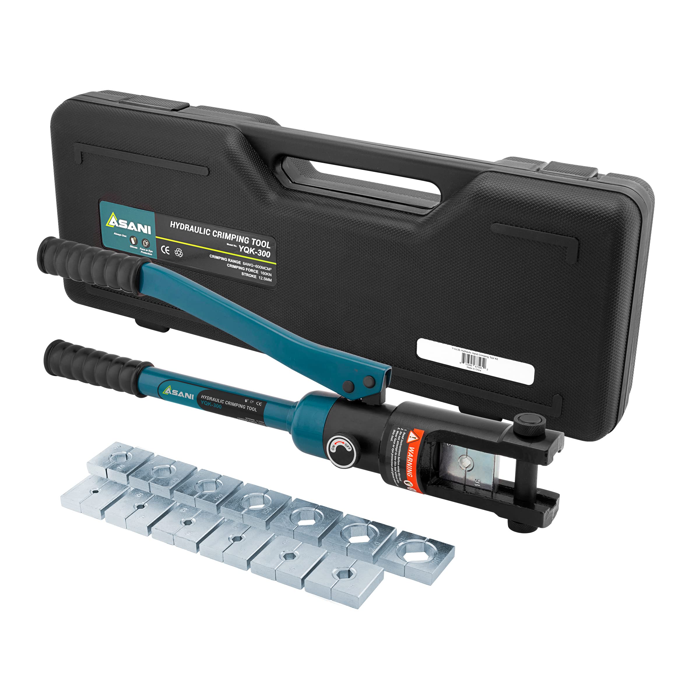 Mua Asani Hydraulic Wire Crimper Tool with 13 Dies, 16 Ton Battery ...