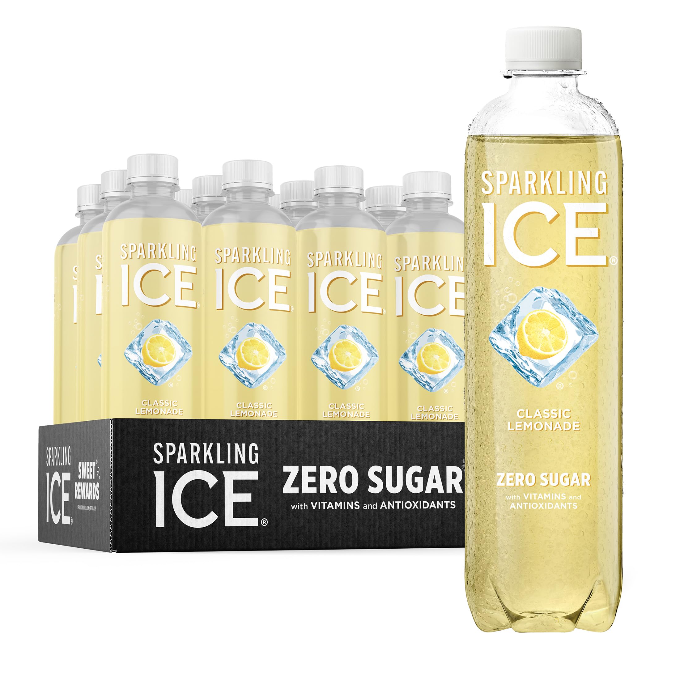 Mua Sparkling Ice, Classic Lemonade Sparkling Water, Zero Sugar ...
