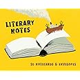Amazon.com : Literary Notes: 20 Notecards & Envelopes (Stationery Cards ...