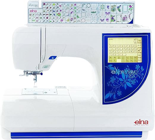 Elna eXpressive 820 (Elna 8300) embroidery machine: Amazon.co.uk ...