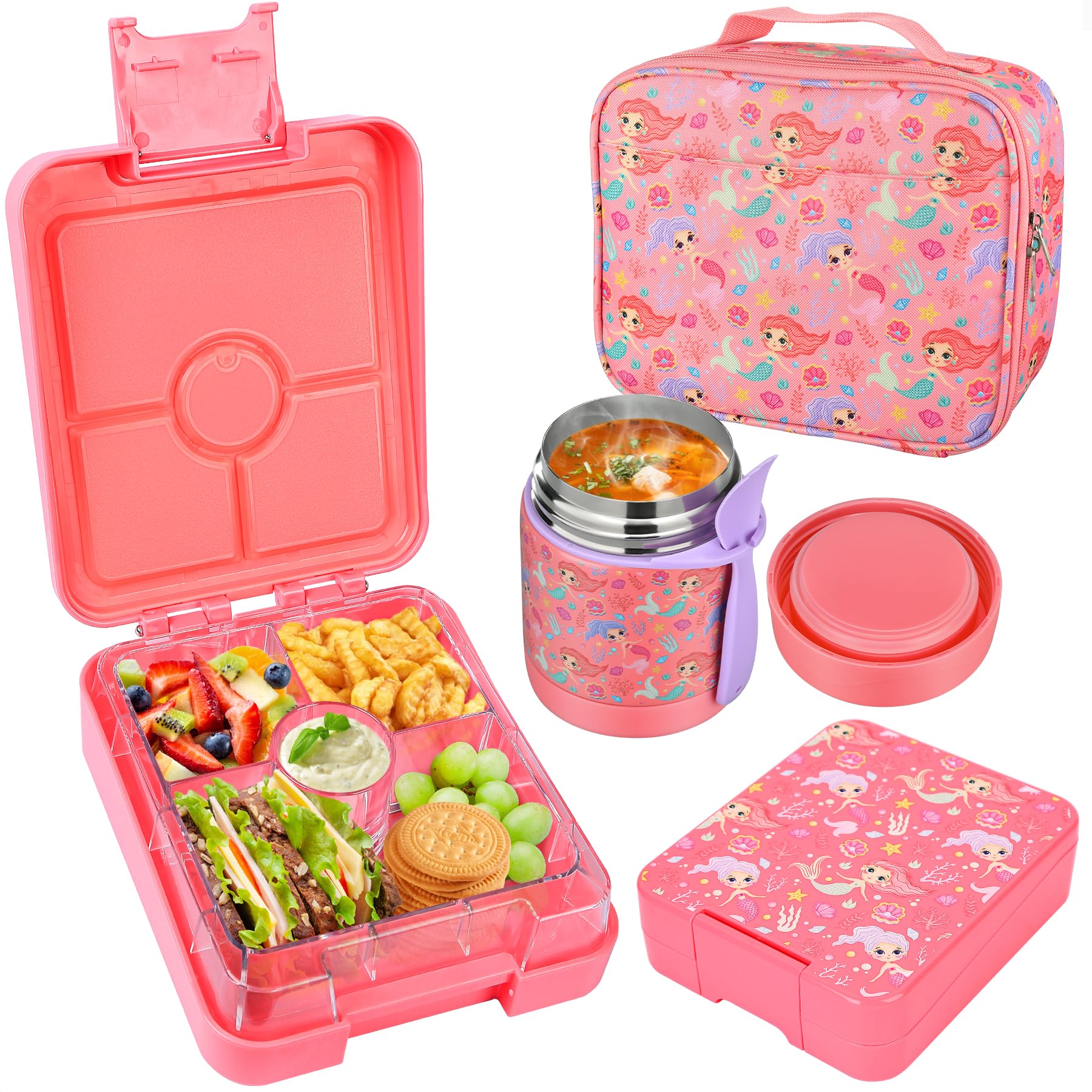 Mua Bento Lunch Box Set With 10oz Soup Thermo, Leak-proof Lunch ...