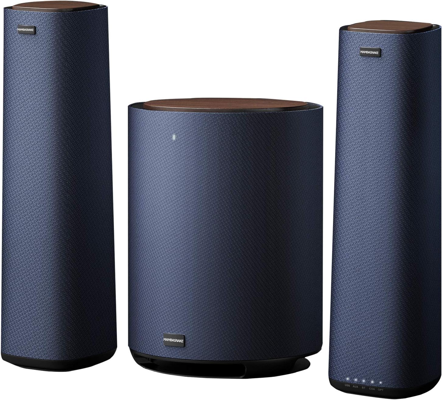 MAMBASANKE Wired Split Speaker, 5.1 Virtual Surround Sound, Home Cinema ...