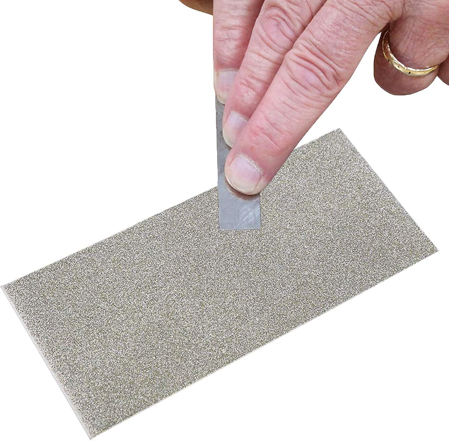 Amazon.com: Jewboer Thin Diamond Knife Tool Sharpening Stone Square ...