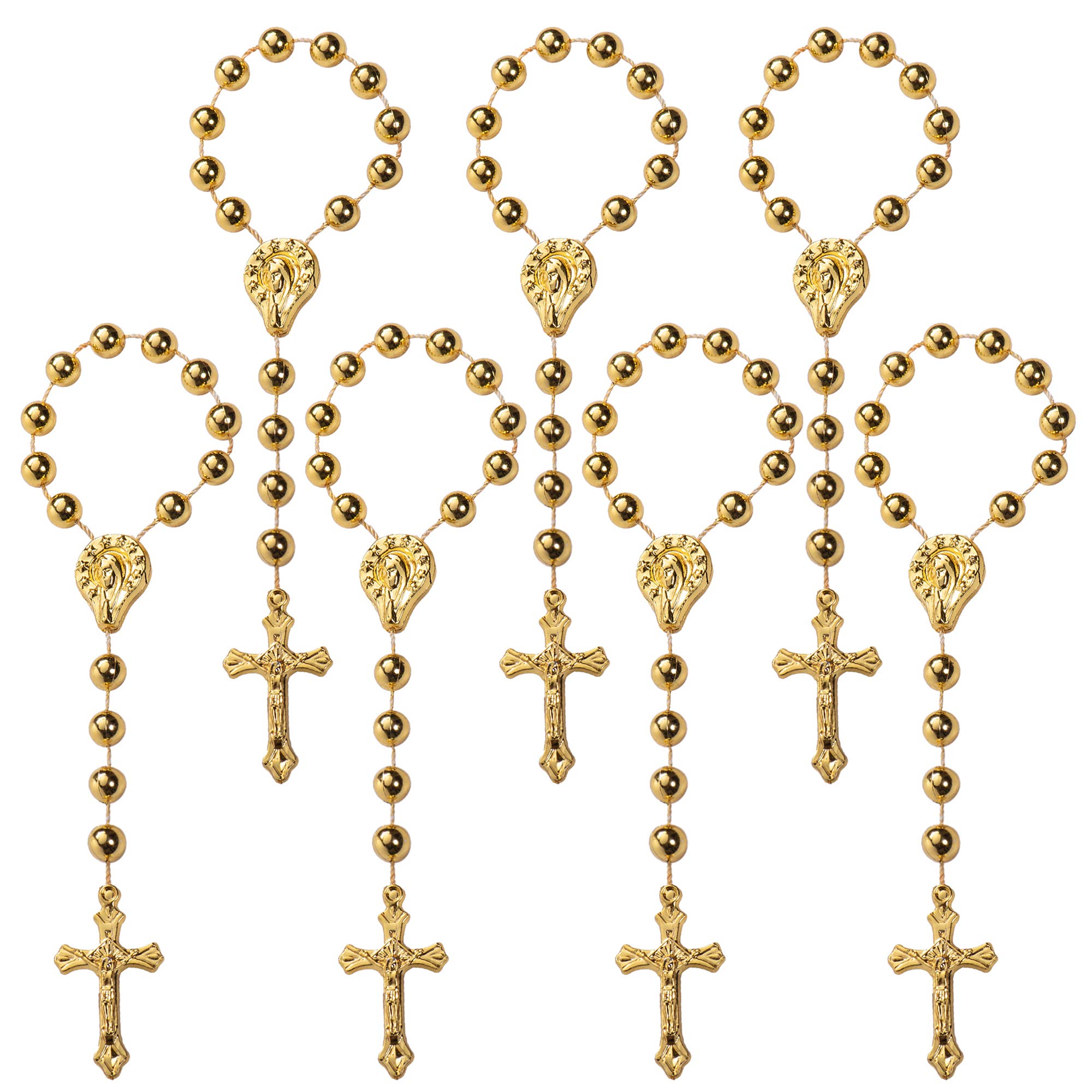 Low Prices Storewide JuXinDa 12 Pc Rose Plastic Rosary Baptism Favors low-prices-storewide-juxinda-12-pc-rose-plastic-rosary-baptism-favors