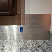 Amazon.com: Art3d 100-Pieces Peel and Stick Tile Kitchen Backsplash ...