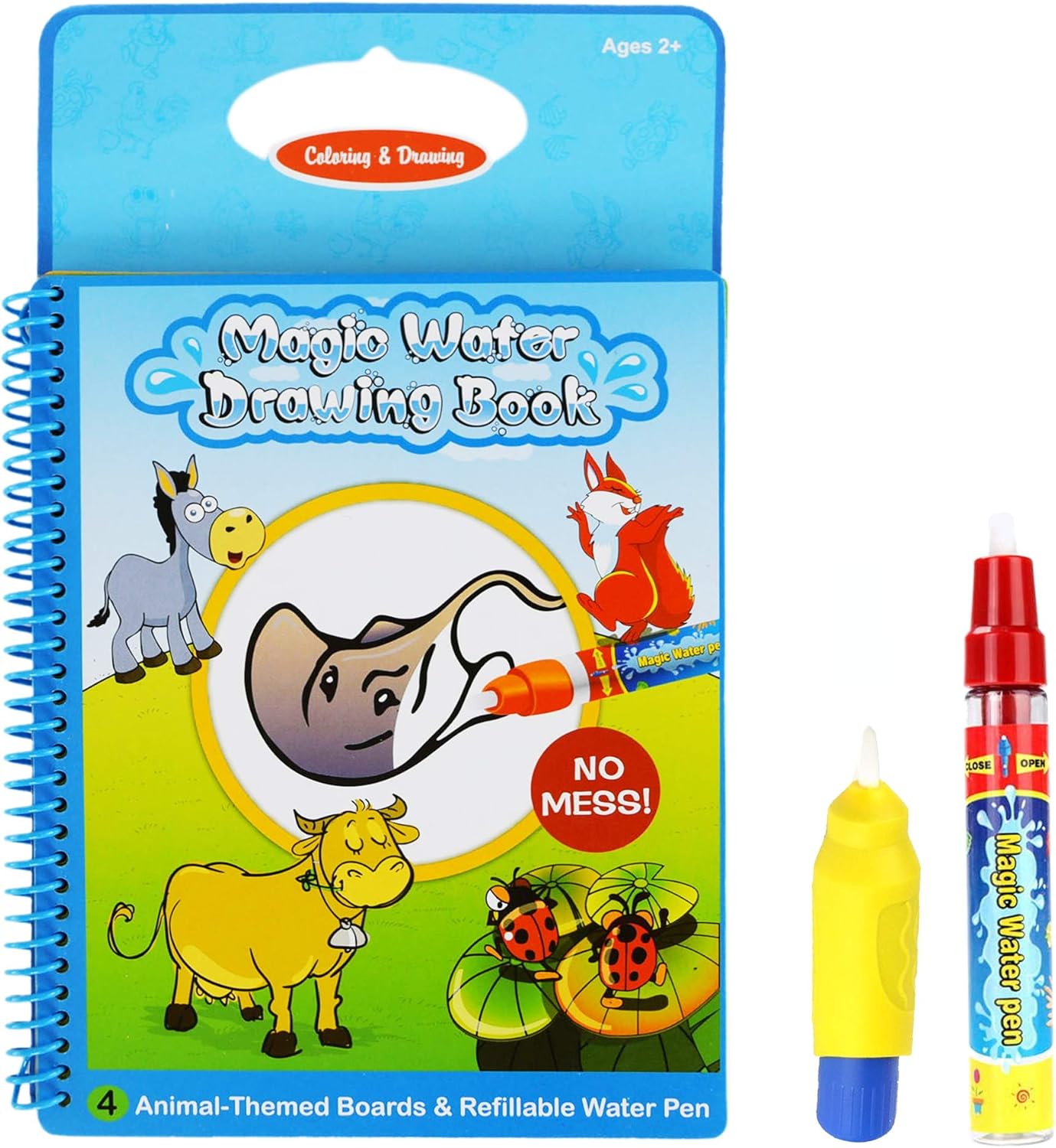 Aqua Travel Doodle, Water Magic Drawing Colouring Activity Multi Colour ...