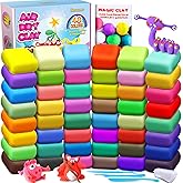 Amazon.com: Air Dry Clay 100 Colors, Modeling Clay for Kids, DIY Molding Magic Clay, Gift for ...