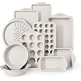 Amazon.com: Country Kitchen Nonstick Stackable Bakeware Set - Durable ...