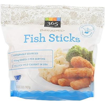 Buy 365 Everyday Value, Wild-Caught Breaded Fish Sticks Frozen, 32 oz ...