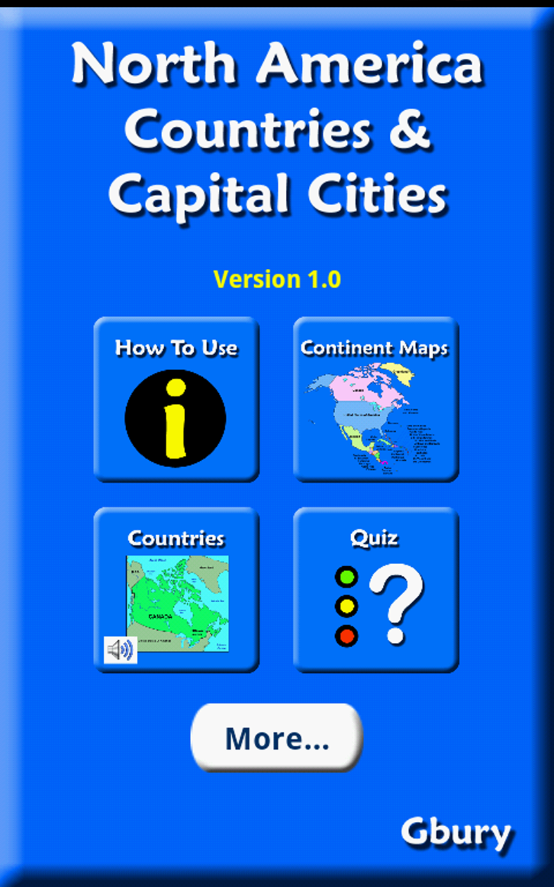 North America Countries and Capital Cities : Amazon.es: Apps y Juegos
