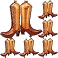 Amazon.com: Wettarn 12 Pcs Cowgirl Boot Balloons Bulk 25. 6 Inch Large ...