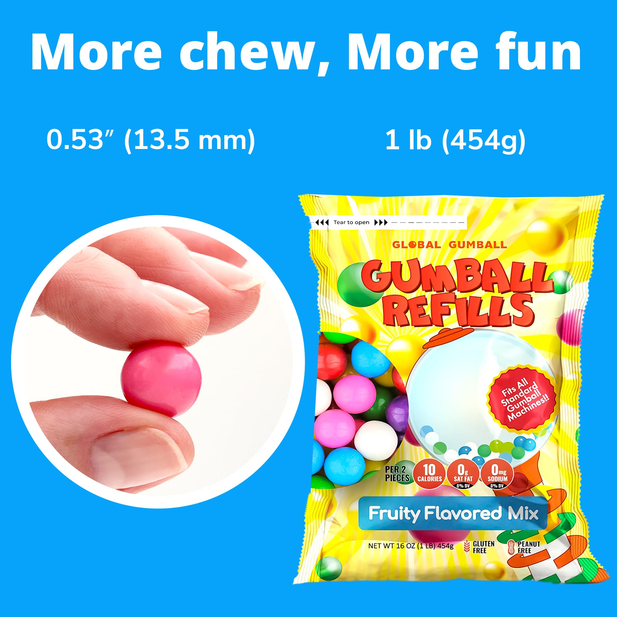 Mua Gumballs for Gumball Machine Refill Bubble Gum 1lb trên Amazon Mỹ ...