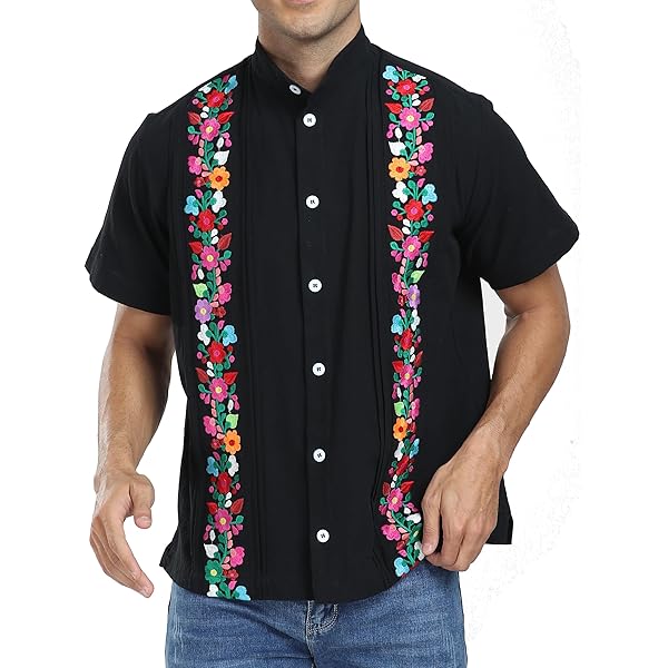 Traditional Mexican Shirts For Men Latin American Men's Guayabera