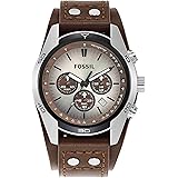 Amazon.com: Relic by Fossil Men's Jeffrey Three-Hand Gunmetal Gray ...