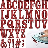 Amazon.com: 279 Pieces Graduation Iron on Letters 1.5 Inch A-Z Flock ...