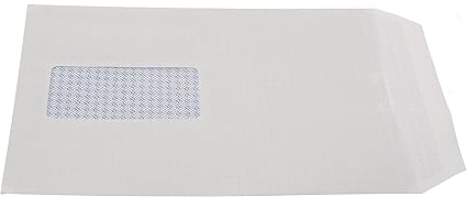 WB A5 90gsm Window Envelopes - Medium White (Pack of 500): Amazon.co.uk ...