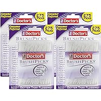 Amazon.com : The Doctor's BrushPicks Interdental Toothpicks, 275 Count ...