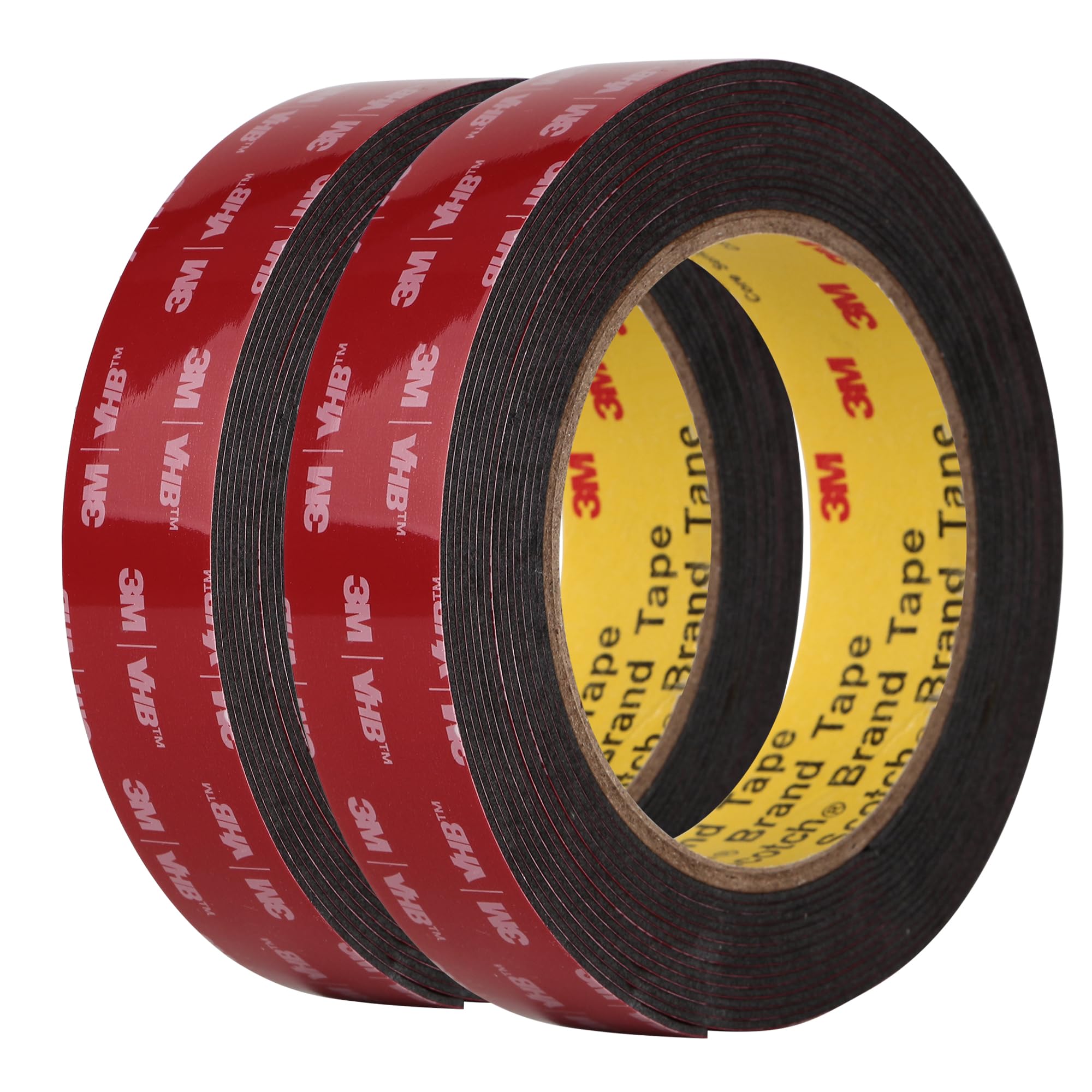 Mua 3M Double Sided Mounting Tape 2 Pack 5925 VHB 1" Width Black Foam ...