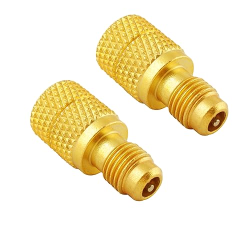 Wadoy R134a Adapter AC Fittings 1/4" Male to 1/2" Female, Freon Fitting ...