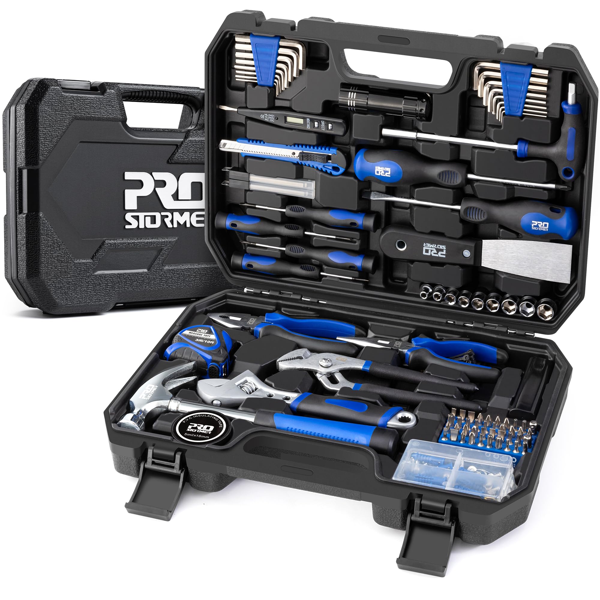 Prostormer 229-Piece Tool Set, General Household Hand Tool Kit with ...