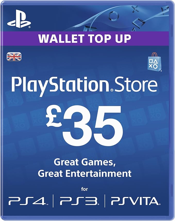 Sony PlayStation Network Card - £35 (PlayStation Vita/PS3): Amazon.co ...